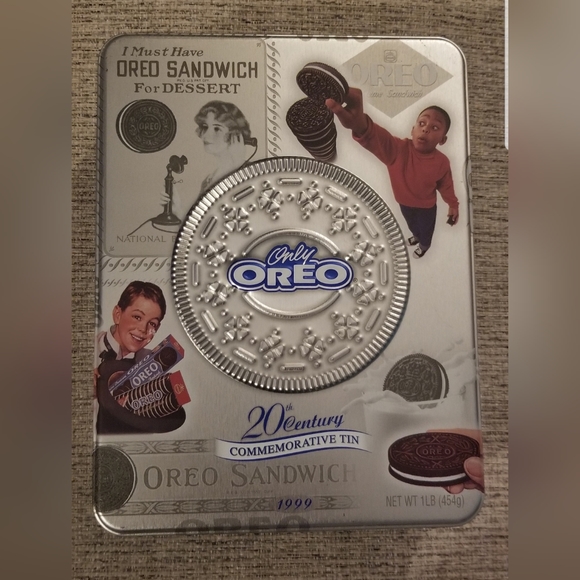 Vintage | Kitchen | 999 Oreo Cookie 2th Century Commemorative Tin ...